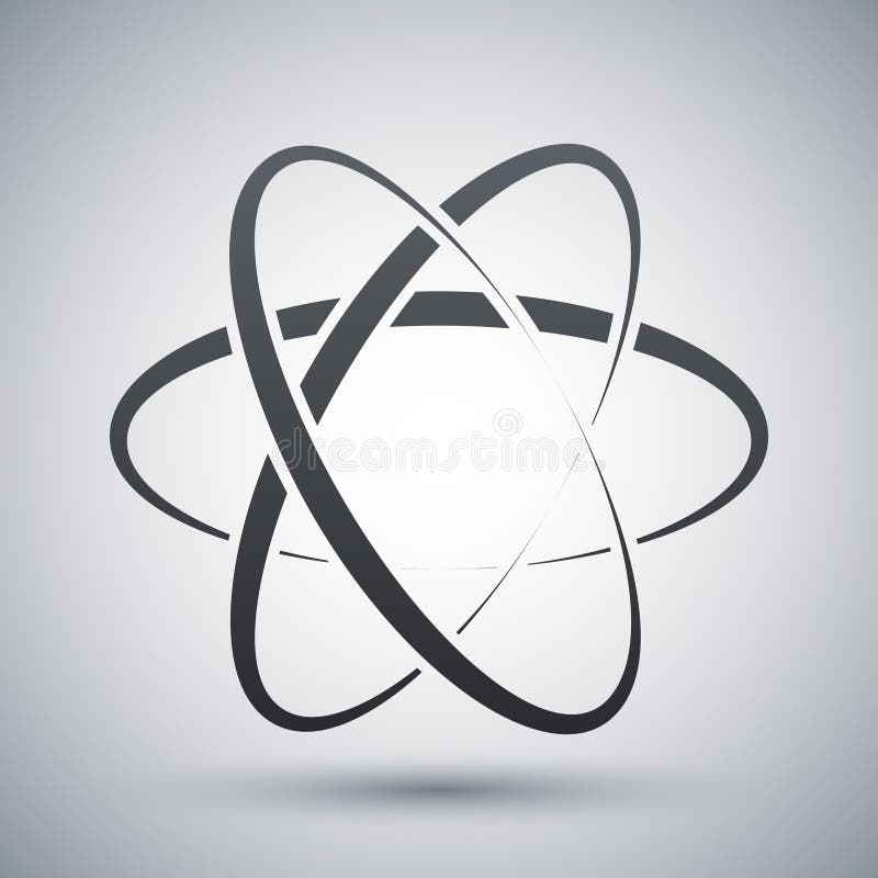 Vector atom icon stock vector. Illustration of molecular - 234069989