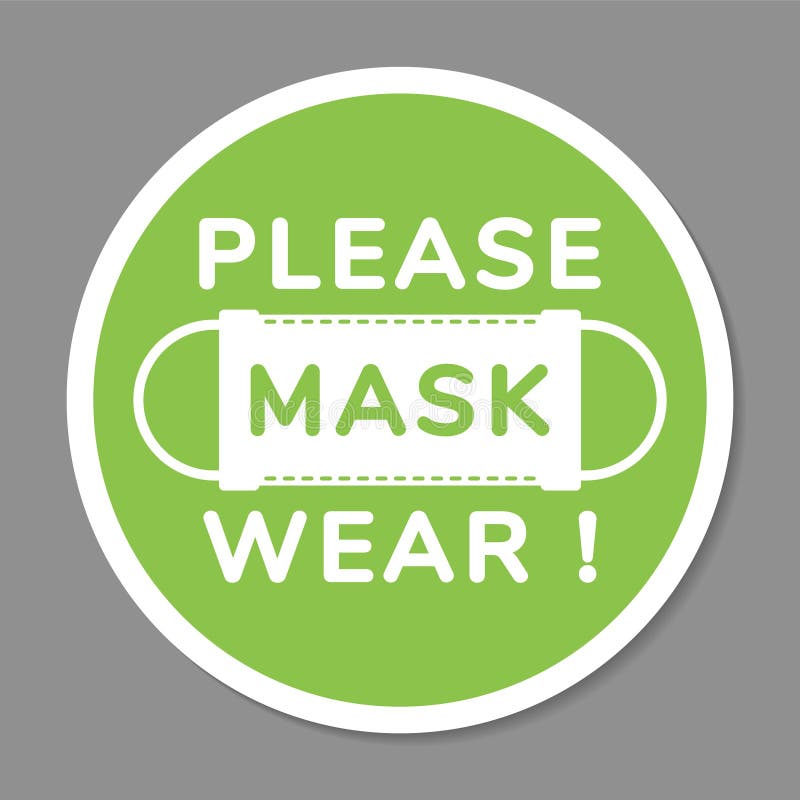 Please Face Mask Stock Illustrations – 1,063 Please Face Mask Stock ...