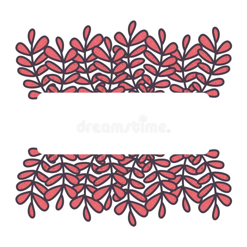 Branches Border Rectangle Stock Illustrations – 358 Branches Border ...