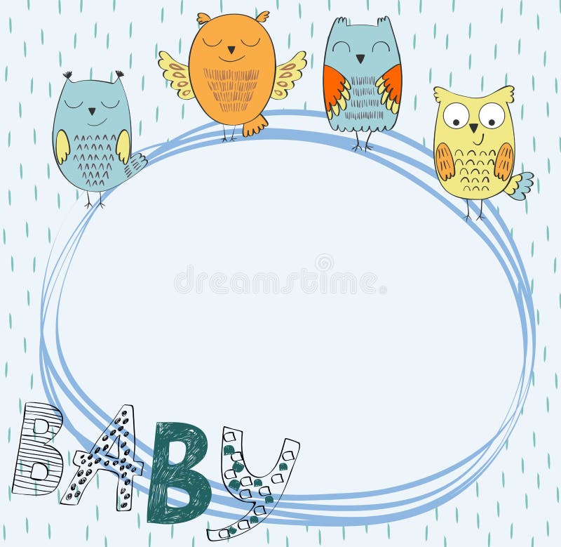 Vector Baby Frame stock vector. Illustration of little - 85746744