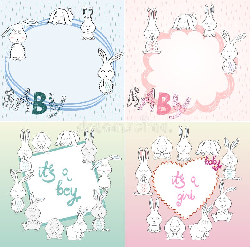 Vector Baby Frame stock vector. Illustration of pattern - 90041330