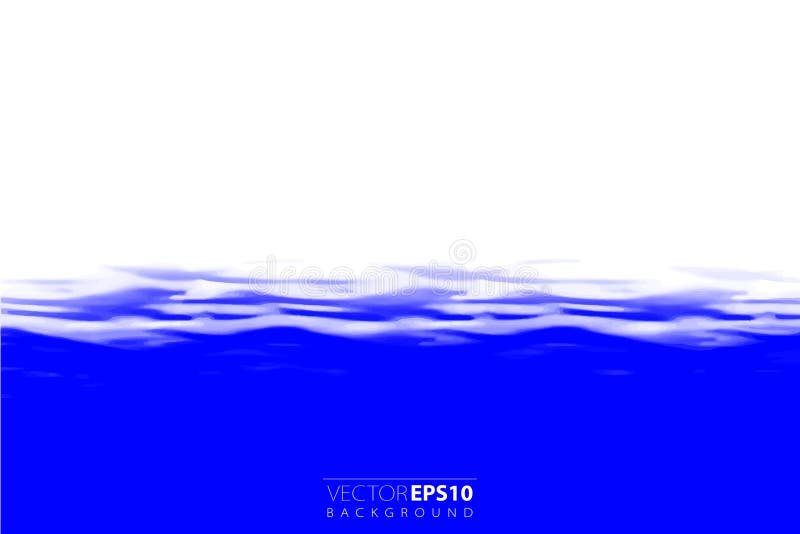 Vector Backgroud. Realistic Water Surface Illustration. Stock Vector ...