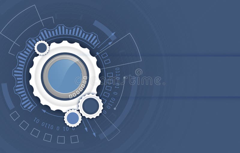 Vector Background. Abstract Futuristic Hi-tech Digital Technology ...