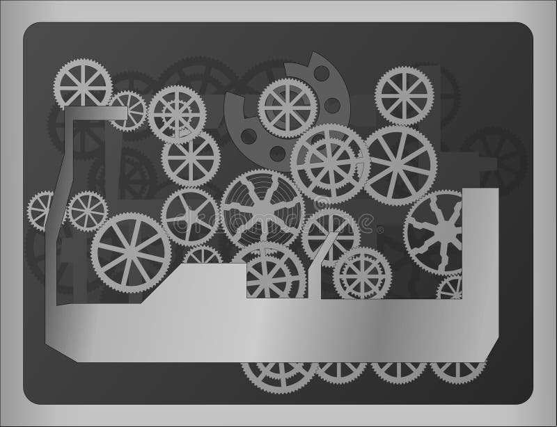 Abstract Mechanism. Seamless Pattern Vector Design Stock Vector ... Abstract Mechanism. Seamless Pattern Vector Design Stock Vector ...