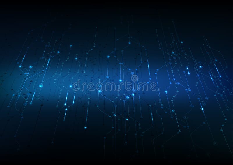 Vector Background Abstract Technology Communication Data Science Stock Vector Illustration Of
