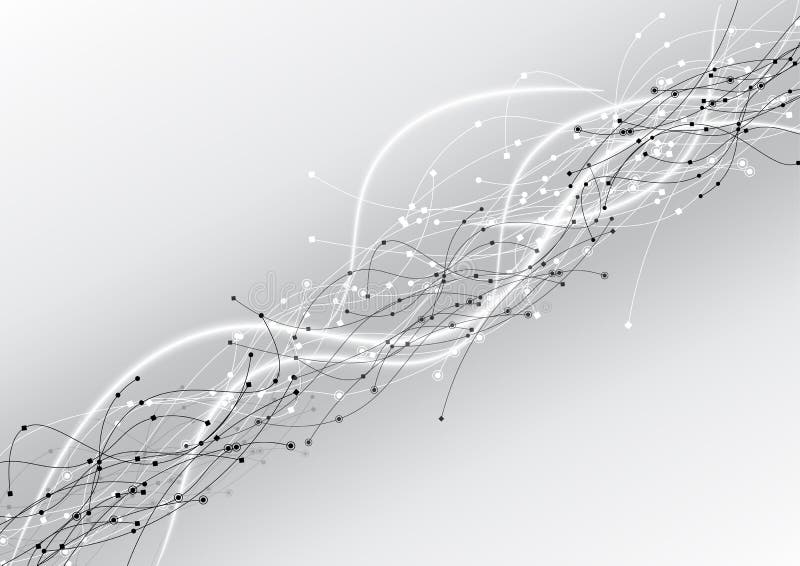 Vector Background Abstract Technology Communication Data Science Stock ...