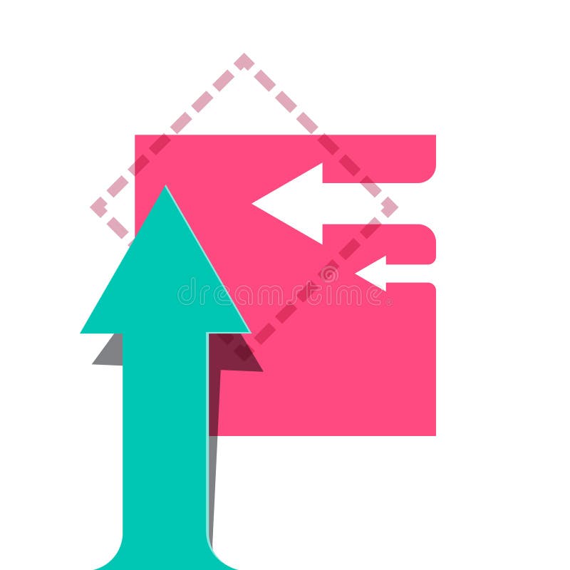 Vector Background with Arrows. Flat Design Arrow Stock Vector ...