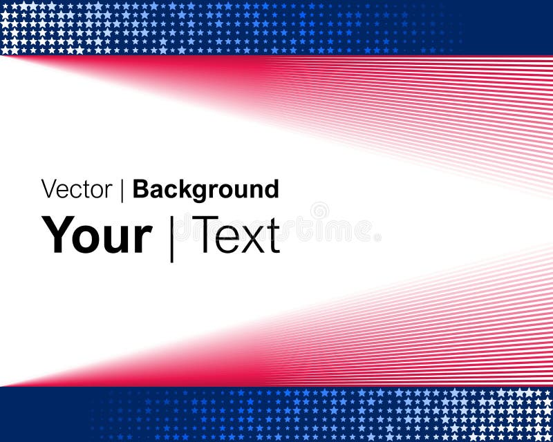 Vector Background Based on the American Flag Colours. Stock Vector ...