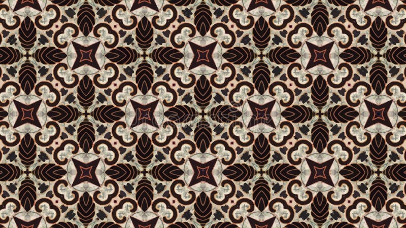 Vector Background of Batik Pattern Stock Illustration - Illustration of ...