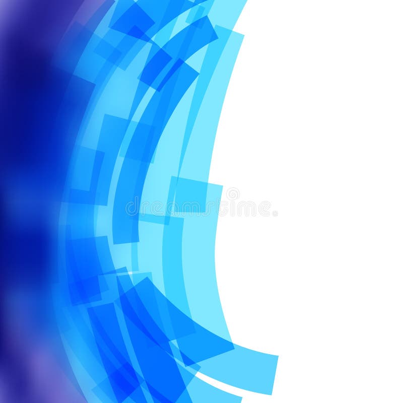 Vector Background with Blue Lines and Blurred Edge Stock Vector ...