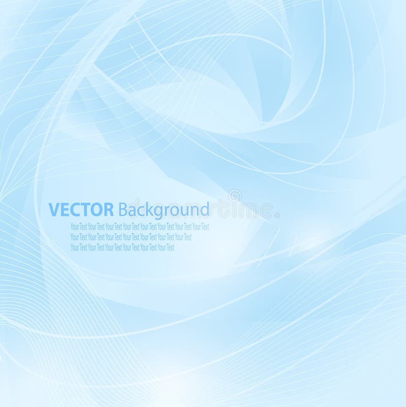 Vector Background in Blue with Space for Your Text Stock Vector ...