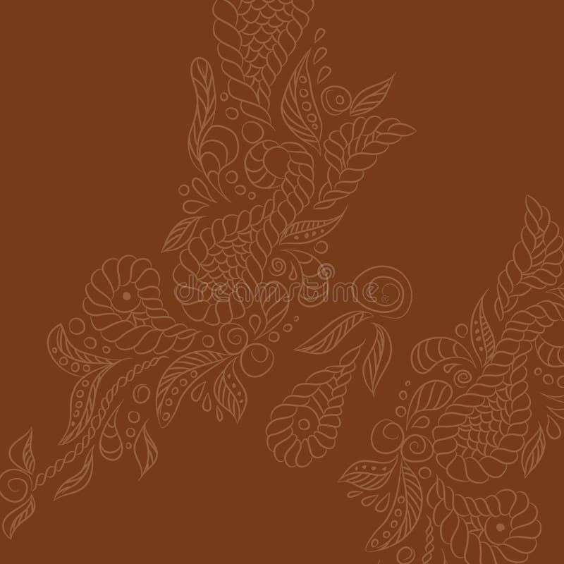 Vector Background. Brown Butterfly Stock Vector - Illustration of book ...