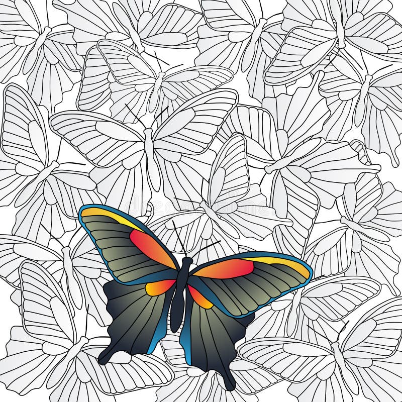 Butterfly 2d Stock Illustrations – 435 Butterfly 2d Stock Illustrations ...