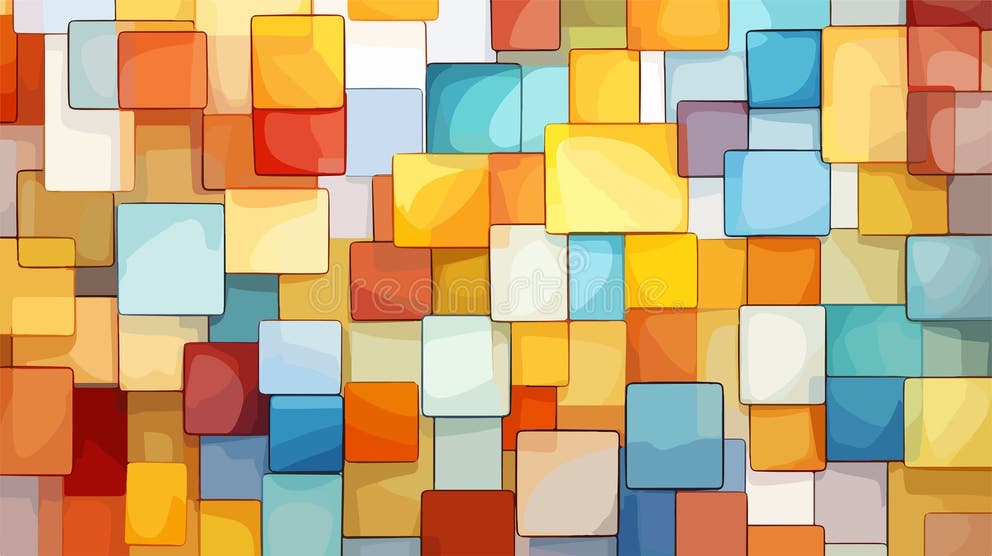 Vector Background Consisting of Squares Stock Vector - Illustration of ...