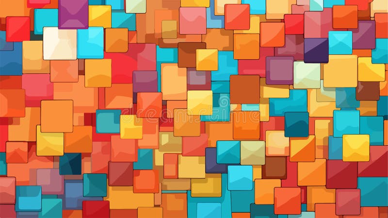 Vector Background Consisting of Squares Stock Vector - Illustration of ...