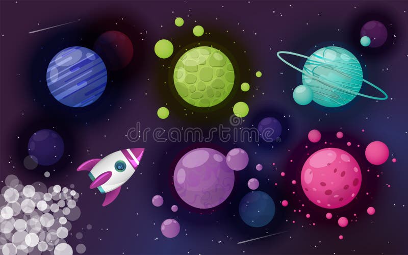 Vector Background. Cosmos Design. Stock Vector - Illustration of ...