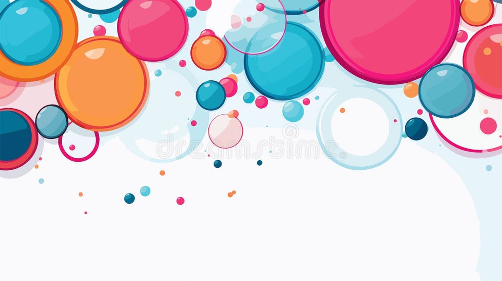 Vector Background Design Consisting of Linear Circles Stock Vector ...