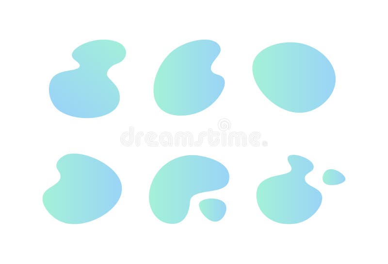 Vector Background Design Element Template of a Smooth Streamlined Shape ...
