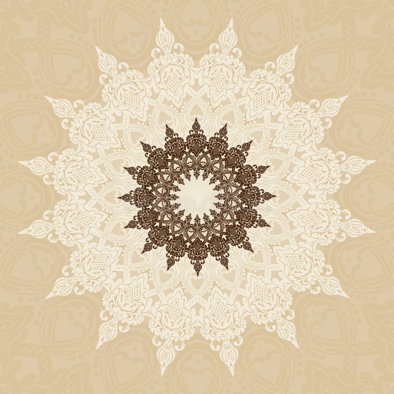 Vector Background in East Style Stock Vector - Illustration of luxury ...