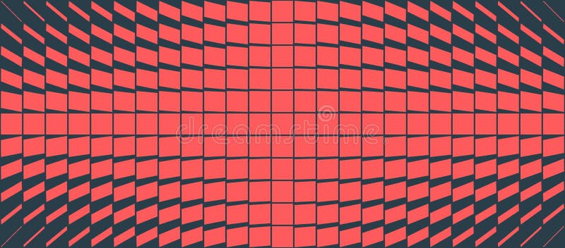 Vortex Grid Vector Graphic Red Black Illusion Optical Composition Stock ...