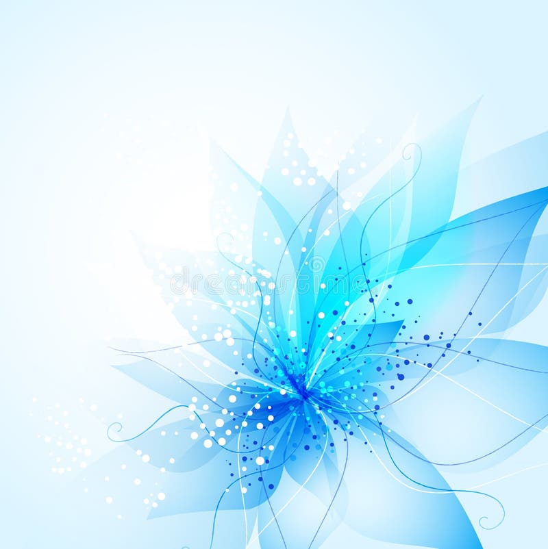 Vector Background with Flower Stock Vector - Illustration of delicate ...