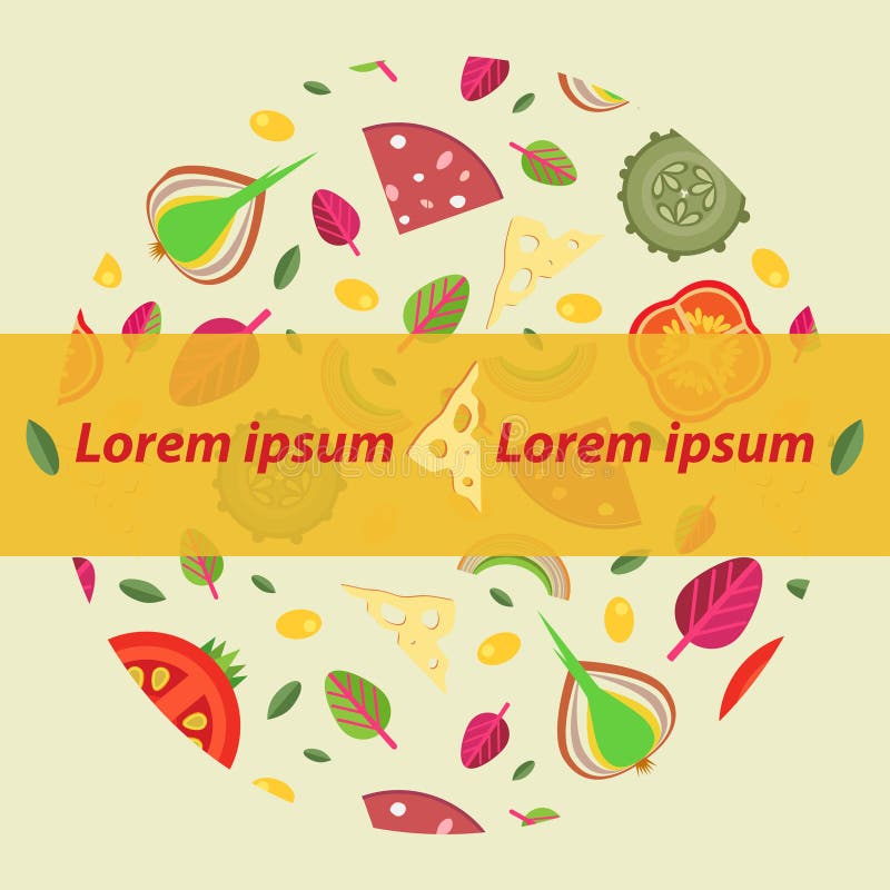 Pizzas Toppings Stock Illustrations – 194 Pizzas Toppings Stock ...