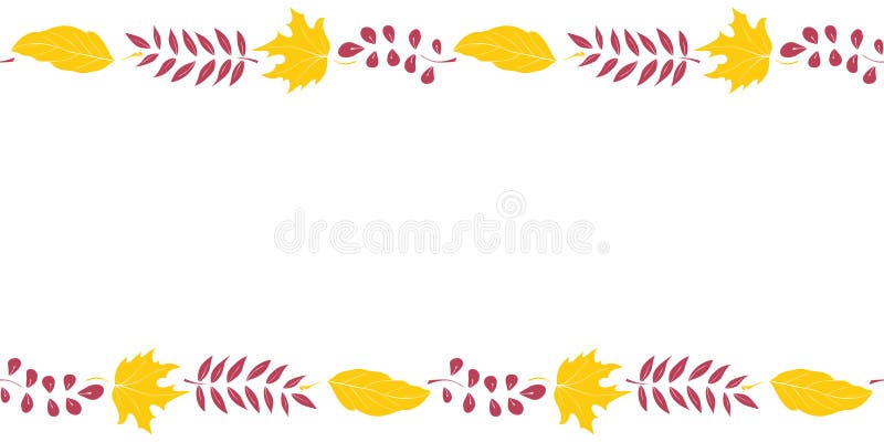 Fall Clip Art Bottom Border