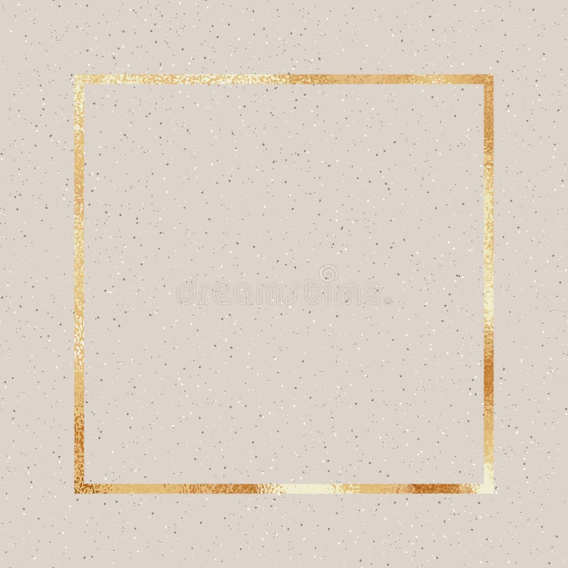 Vector Background with a Gold Frame Stock Vector - Illustration of ...