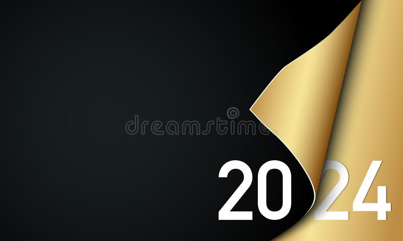 2024 Vector Background. Greeting Card, Banner, Poster Stock Vector ...
