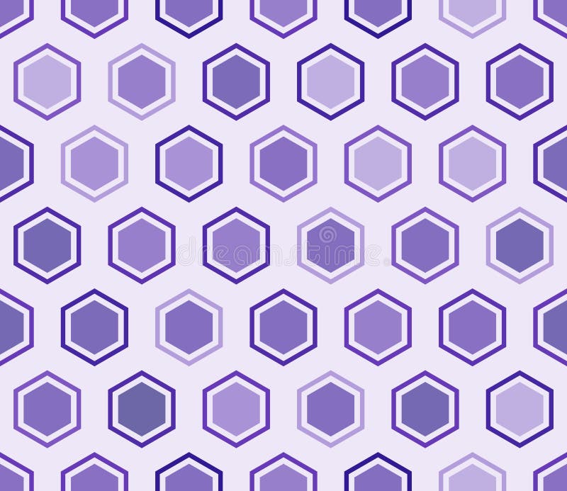 Vector Background. Hexagon Bold Mosaic Cell with Padding and Inner ...