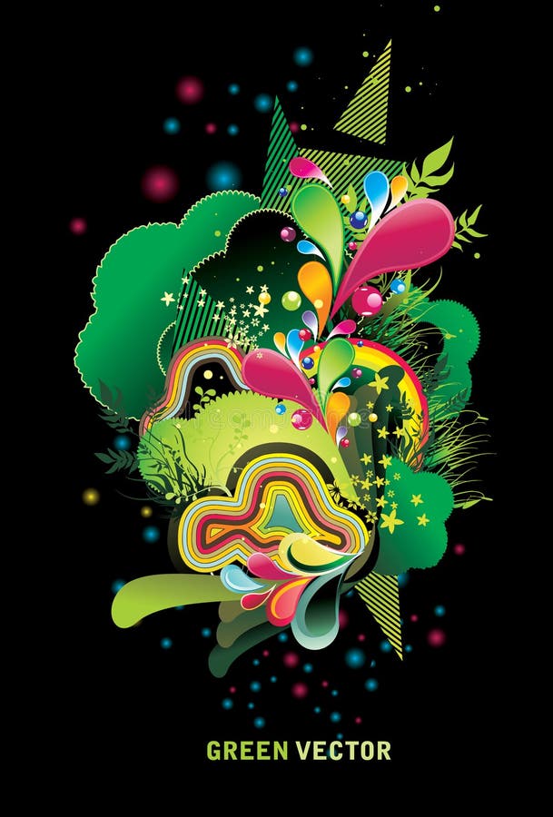 Background illustration stock vector. Illustration of pretty - 13061767