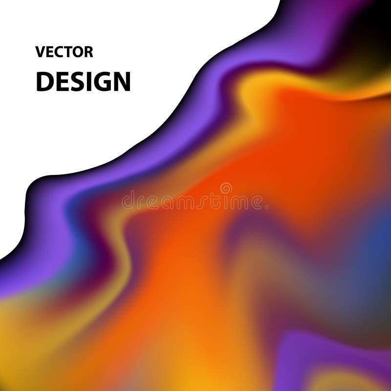 Vector Background Image with Bright Color Scheme. the Concept of the ...