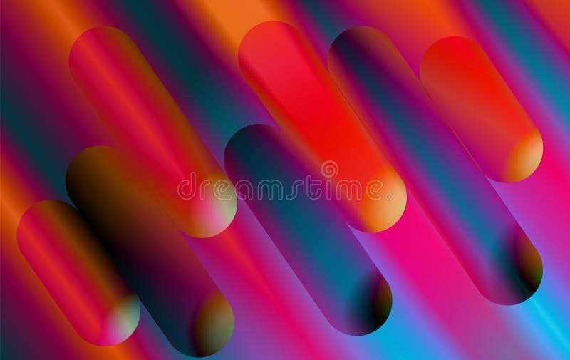 Vector Background Image of Neon Rays and Complex Gradients Stock Vector ...