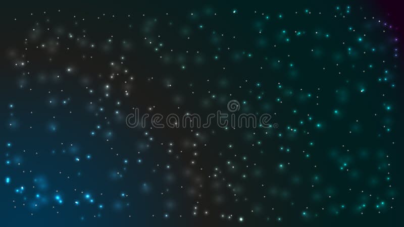 Vector Background of an Infinite Space with Stars, Galaxies, Nebulae ...