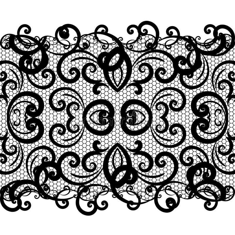 Vector lace elements stock illustration. Illustration of element - 17704032
