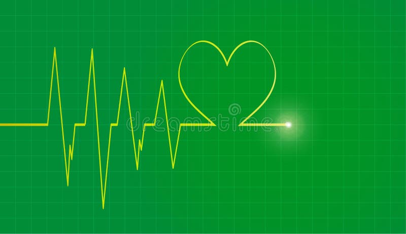 Vector Background with Life Line. Stock Vector - Illustration of test ...