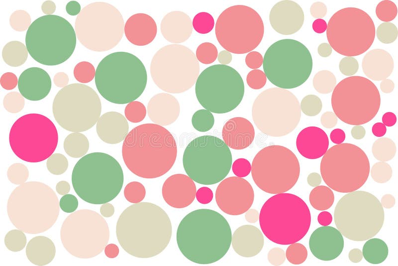 Vector Background Made with Many Different Circles. Stock Vector ...