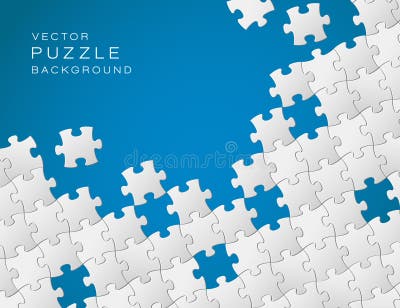 Vector Background Made from Puzzle Stock Vector - Illustration of ...