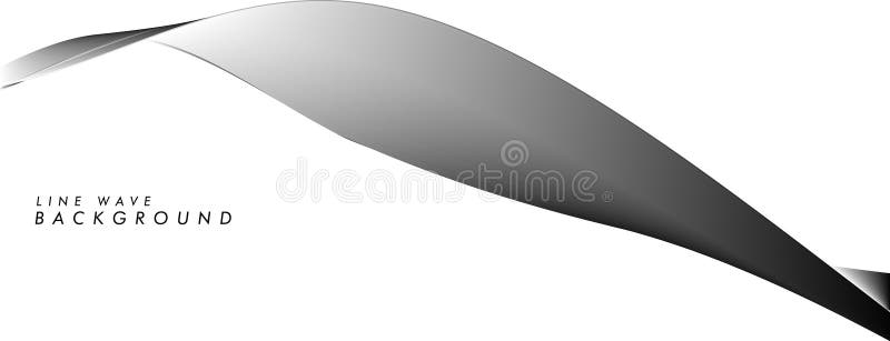 Vector Modern Abstract Line Wave Background in Eps 10 Stock Vector ...
