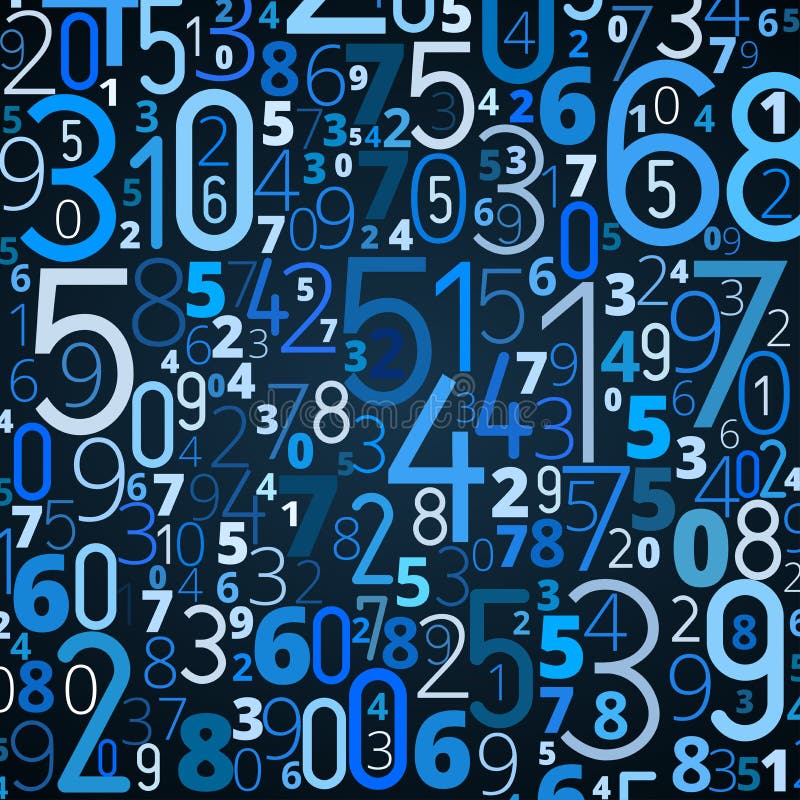 Vector Background from Numbers Stock Vector - Illustration of computer ... Vector Background from Numbers Stock Vector - Illustration of computer ...