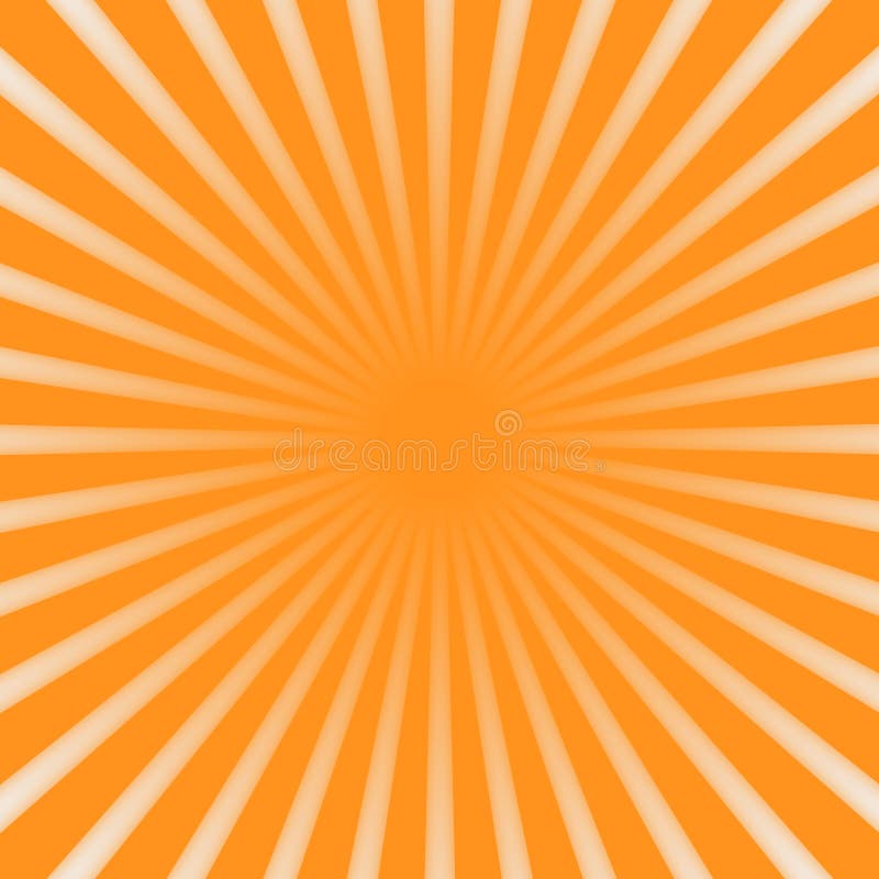 Vector Background with Orange Rays Stock Vector - Illustration of book ...