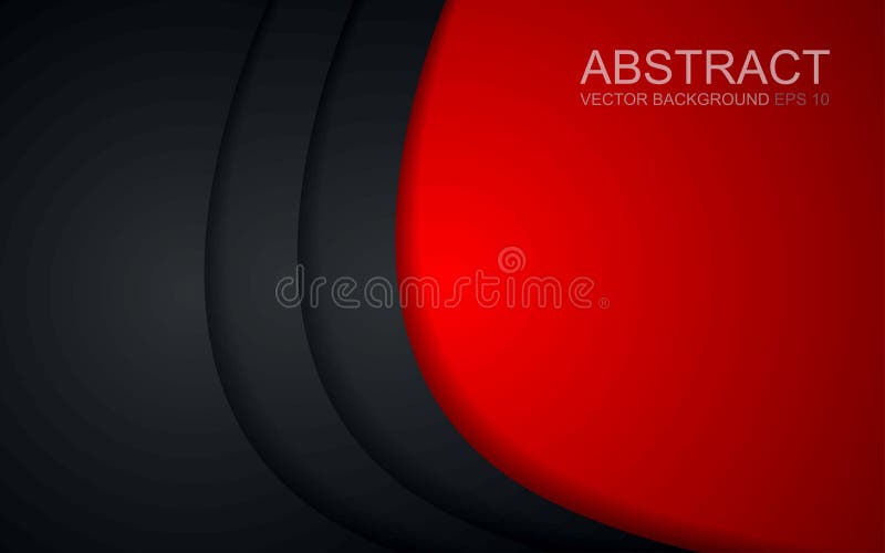 Vector Background of Overlapping Curves with Space for Text Design ...