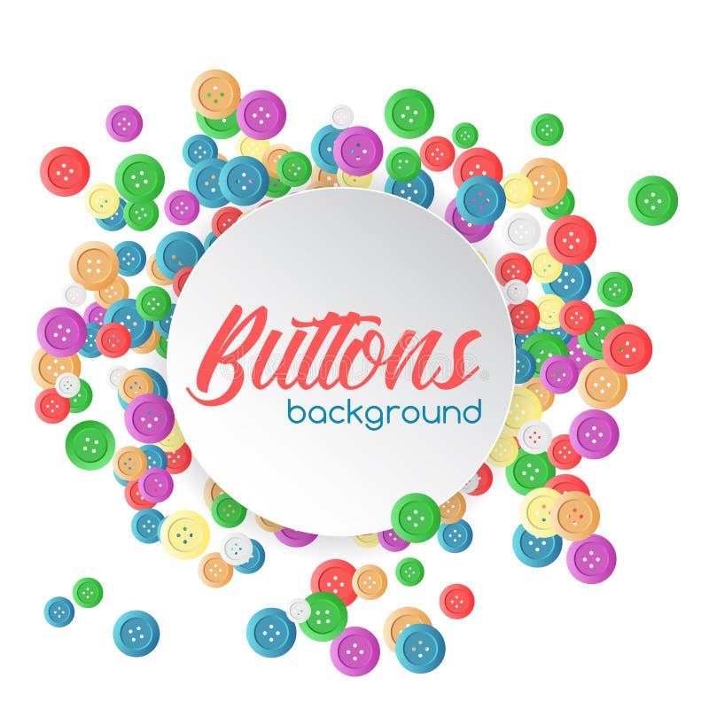 Many buttons vector stock vector. Illustration of color - 5007917