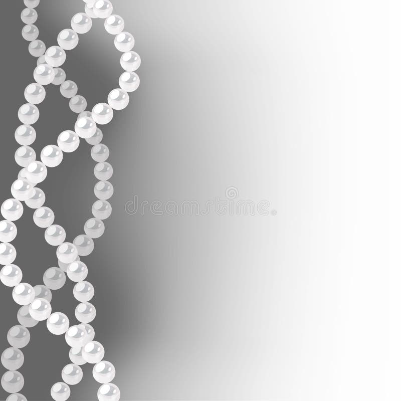 Strand Of Pearls Border