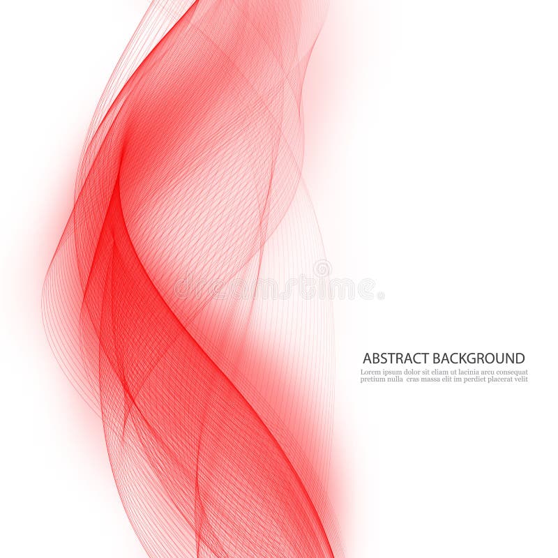 Vector Background in Red Color. Stock Vector - Illustration of flowing ...