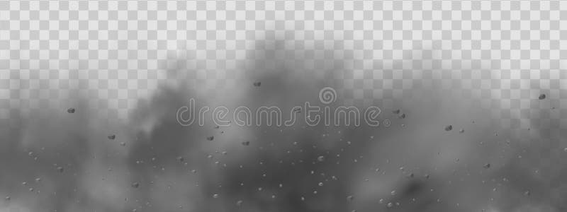 Vector Background of a Sand Explosion with Dirt and Cloud Smoke. Brown ...