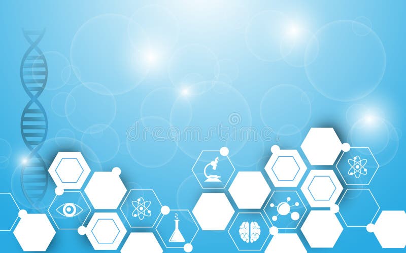 Vector Background Science Abstract Hexagon Design Stock Vector ...
