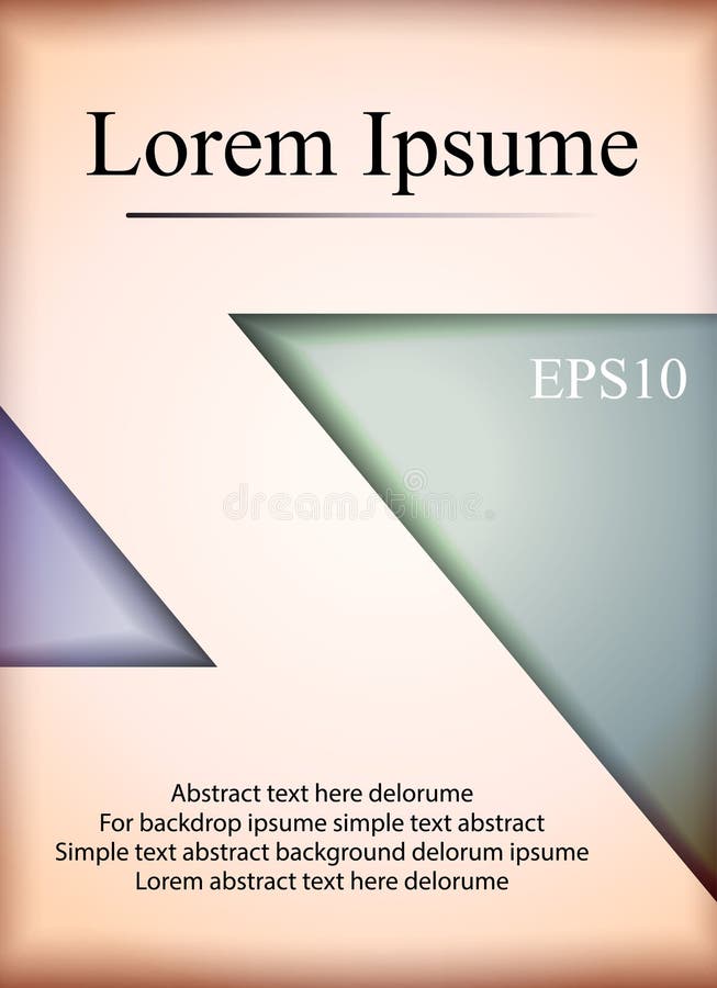 Vector Background for Text in One Color Range Stock Vector ...