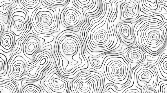 Explore Natures Beauty with a Seamless Topographic Map Pattern, Perfect ...