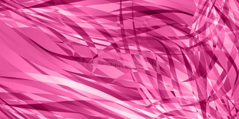 Vector Background of Smooth Pink Lines. Stock Vector - Illustration of ...
